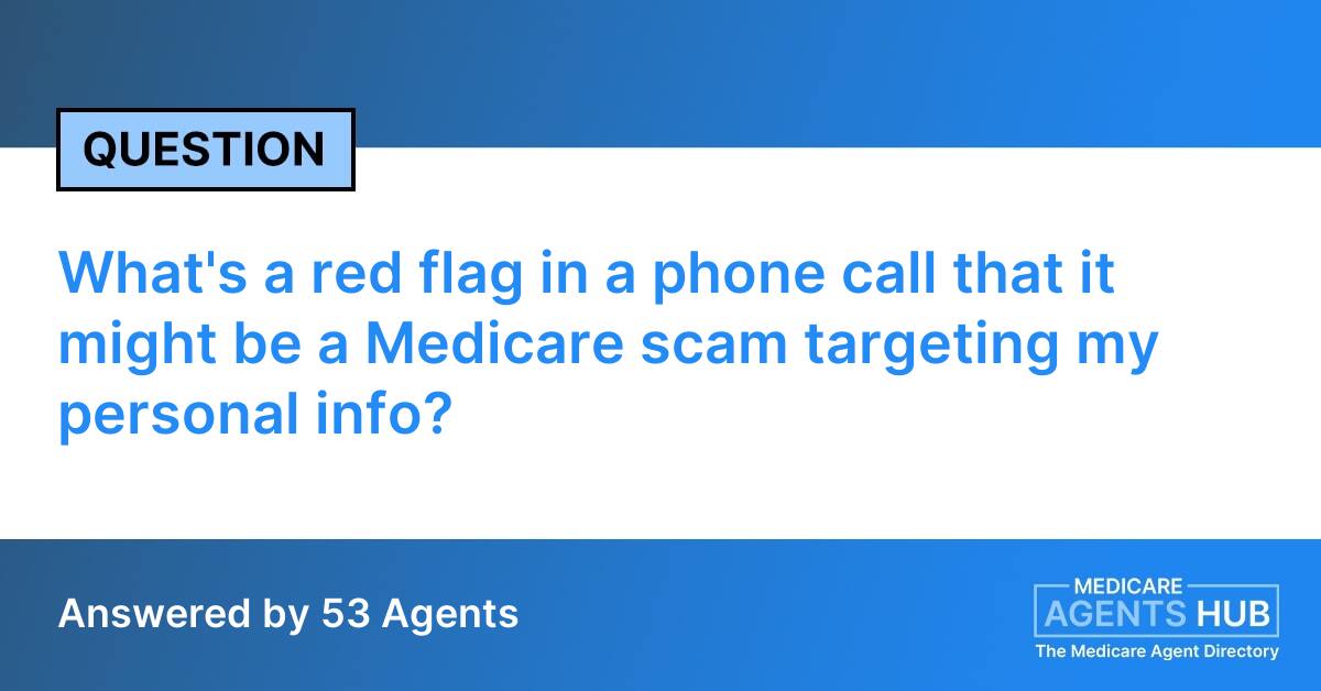 What’s a scam red flag in Medicare calls?